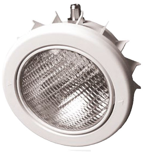 LED Scheinwerfer, rund, 12V |16W |1500L - Aqua-Poolshop