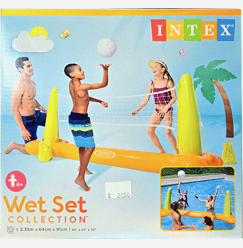 Intex Volley Pool Game - Inklusive Netz und weißem Volleyball - Aqua ...